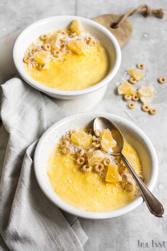 Mais-Grießbrei mit Kokos | glutenfrei & laktosefrei - Ina Isst